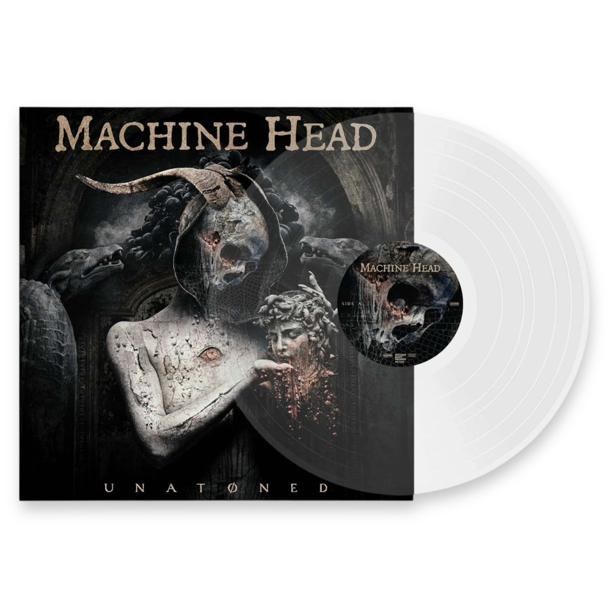 MACHINE HEAD - UNATØNED - LP VINYL - LIMITED EDITION CLEAR VINYL - BRA ...