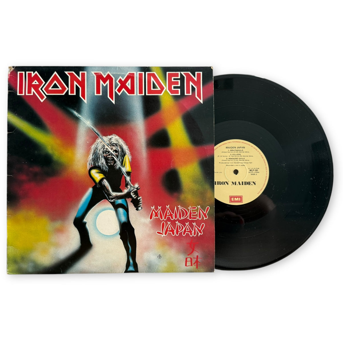 IRON MAIDEN - Maiden Japan - USED LP VINYL - ORIGINAL 1981 AUSTRALIAN ...